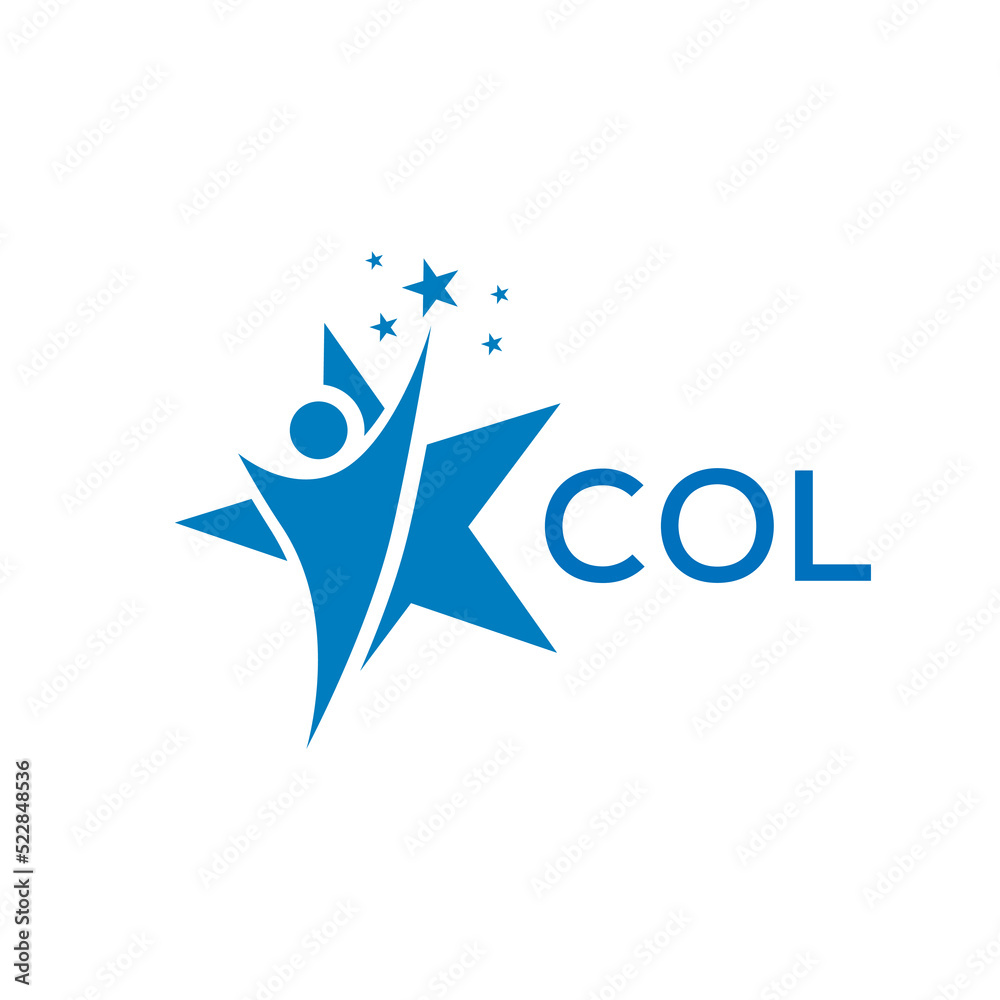 COL Letter logo white background .COL Business finance logo design ...