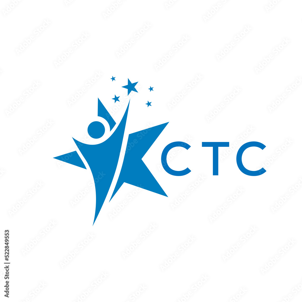 CTC Letter logo white background .CTC Business finance logo design ...