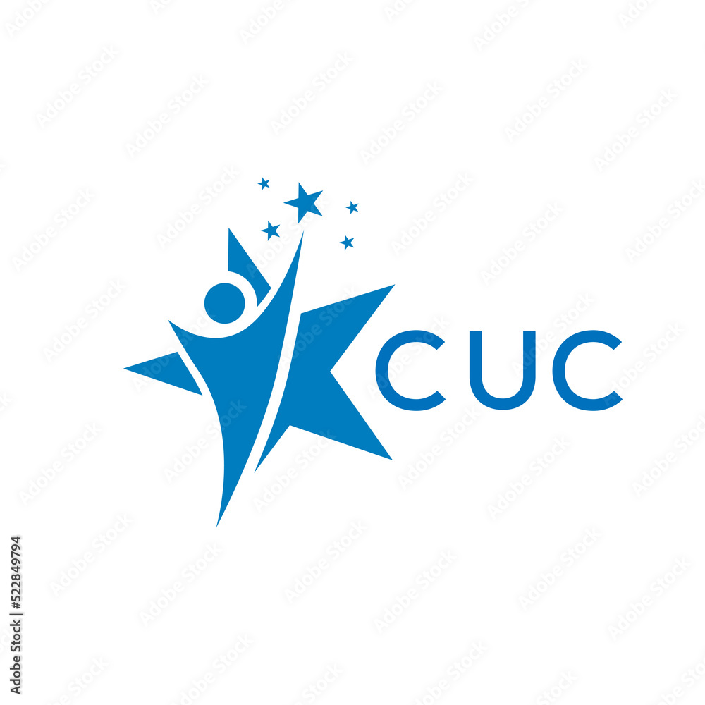 CUC Letter logo white background .CUC Business finance logo design ...