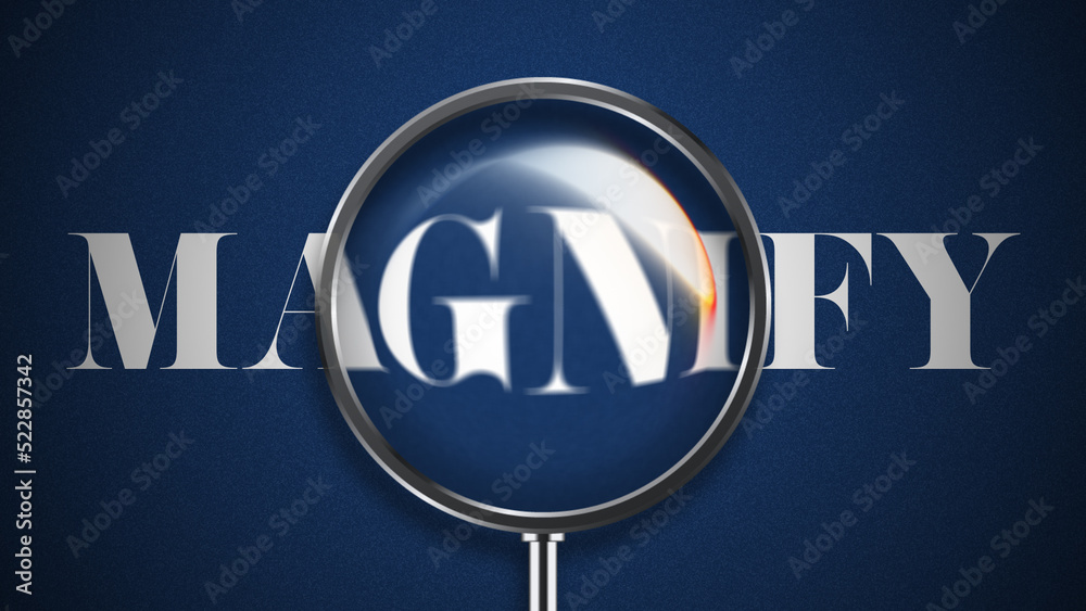 Magnifying Glass Logo Reveal Stock Template | Adobe Stock