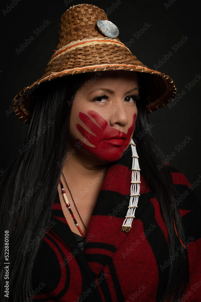 Indigenous Native American Woman Stock Photo | Adobe Stock