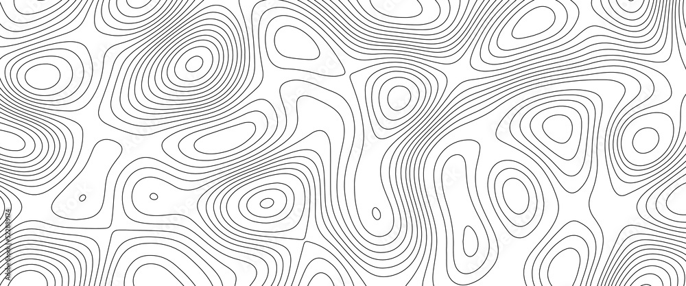 Photo & Art Print Topographic contour map, Sajjad