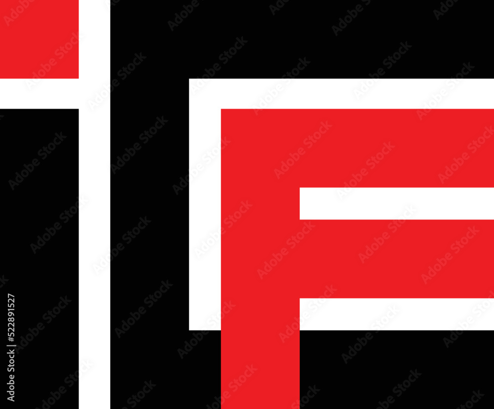 ICF, a Interior Logo Design for your company! Stock Vector | Adobe Stock