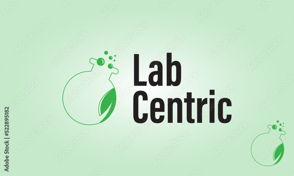 Lab Centric Logo Design Template. Medical laboratory Logo. Science Labs ...