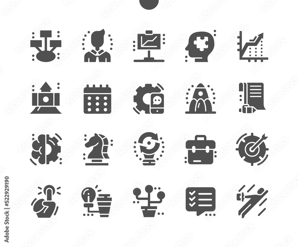 New business. Diagram and graphs. Work processes. Strategy, development ...