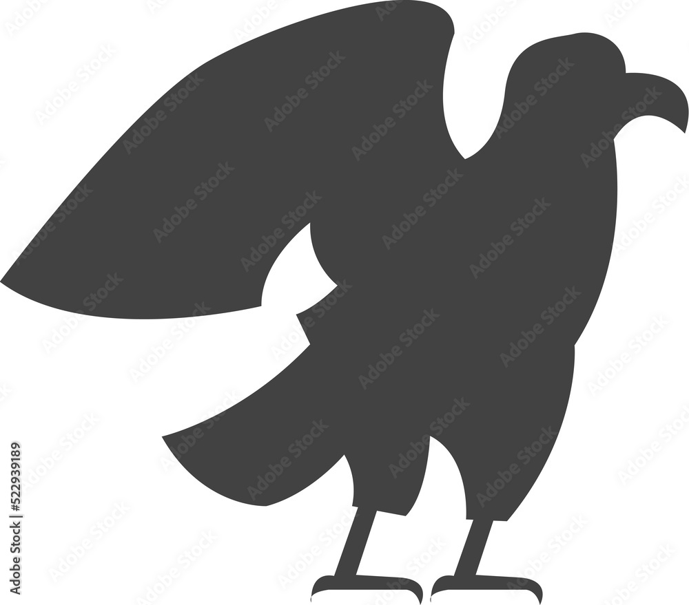 animal silhouette isolated on transparent background Stock Illustration ...