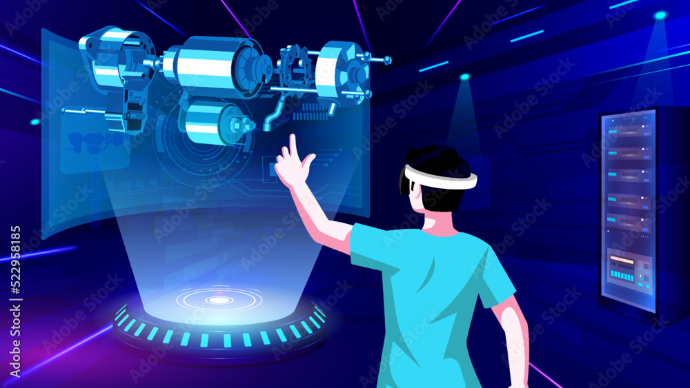 Poster Visualizing and Experiencing 3D model of an Exploded view of ...