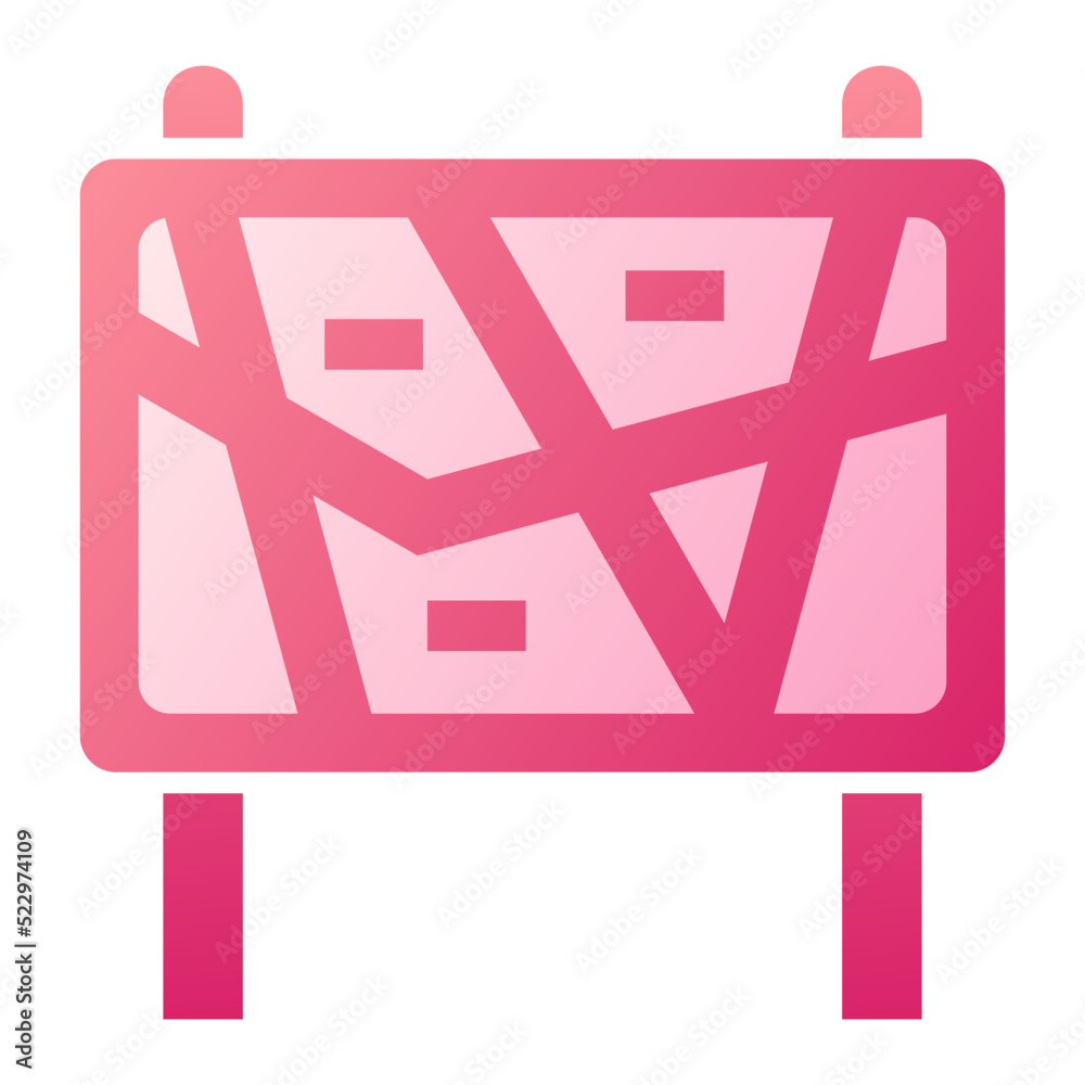 Park Map Icon Stock Vector | Adobe Stock