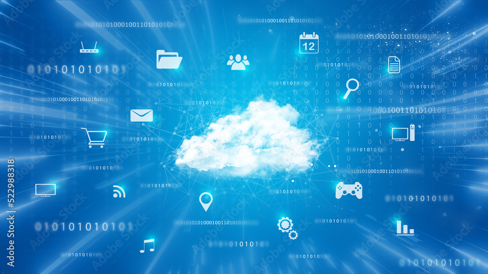 Futuristic business network concept. Hi-tech cloud connection ... Futuristic business network concept. Hi-tech cloud connection ...