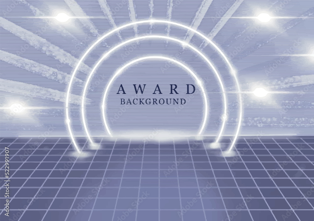 Royal neon blue modern abstract award background. Sparkle glowing ...