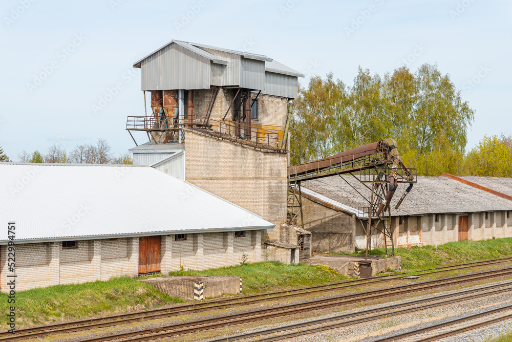 Old rusting train tracks at an abandoned steel mill.Abandoned Steel ...