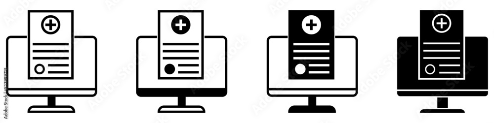 Analyzes icon vector set. Assay illustration sign collection. test ...