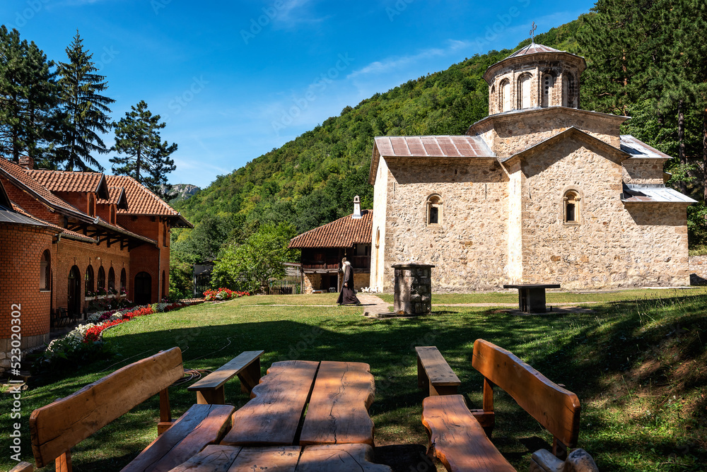 Orthodox Christian Monastery. Serbian Monastery of the Holy Trinity ...