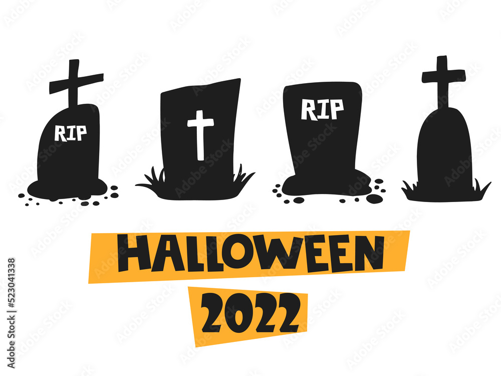 Halloween 2022 - October 31. A traditional holiday. Trick or treat ...