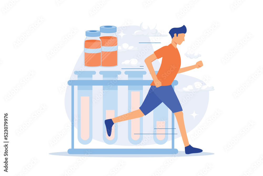 Doping test. Athletic performance-enhancing drugs. Athletic competitor ...