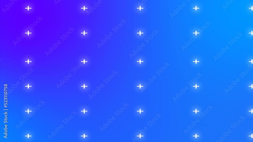 Anime manga-style comic background animation in 4K 60fps. Addition sign ...