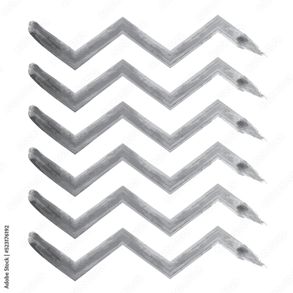 Zig Zag abstract Watercolor paint stains backgrounds. Art element ...