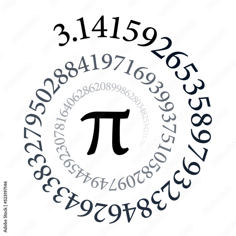 Pi Spiral The First Hundred Digits Of The Infinite Circle Number And