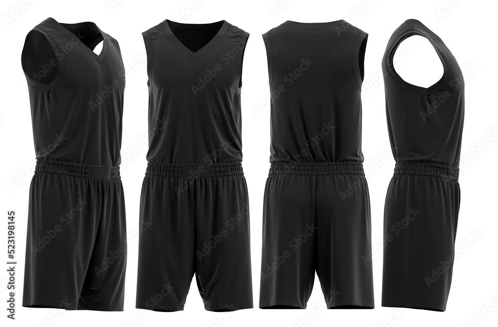 Basketball jersey and pant 3d rendered Stock Illustration | Adobe Stock