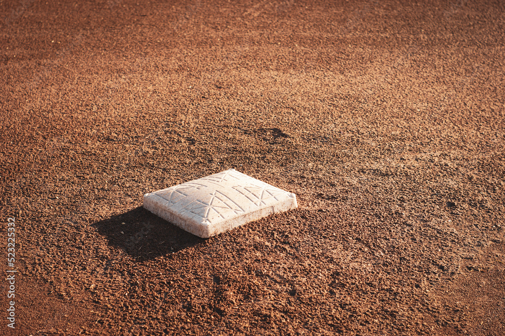 Base on softball and baseball field Stock Photo | Adobe Stock