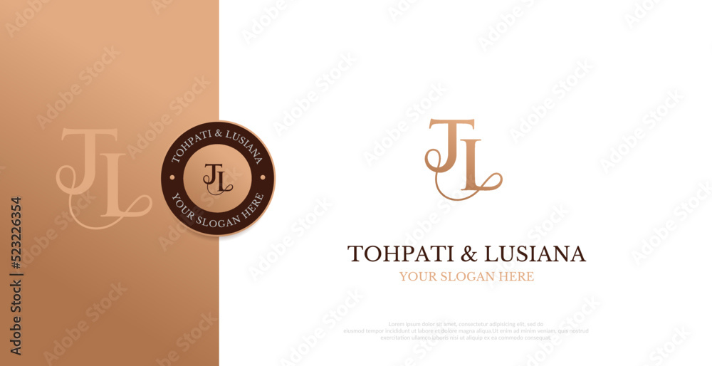 Initial TL Logo Design Vector Stock Vector | Adobe Stock