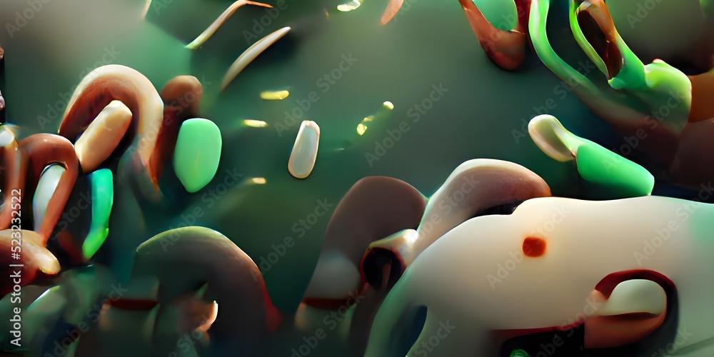 bacteria, part of intestinal microbiome and causative agents of ...
