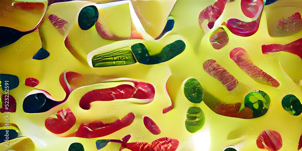 bacteria, part of intestinal microbiome and causative agents of ...