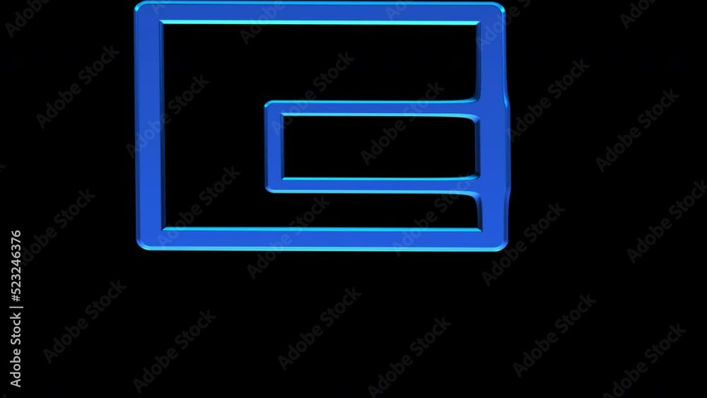 Graphic loop animation video with alpha channel with transparent ...