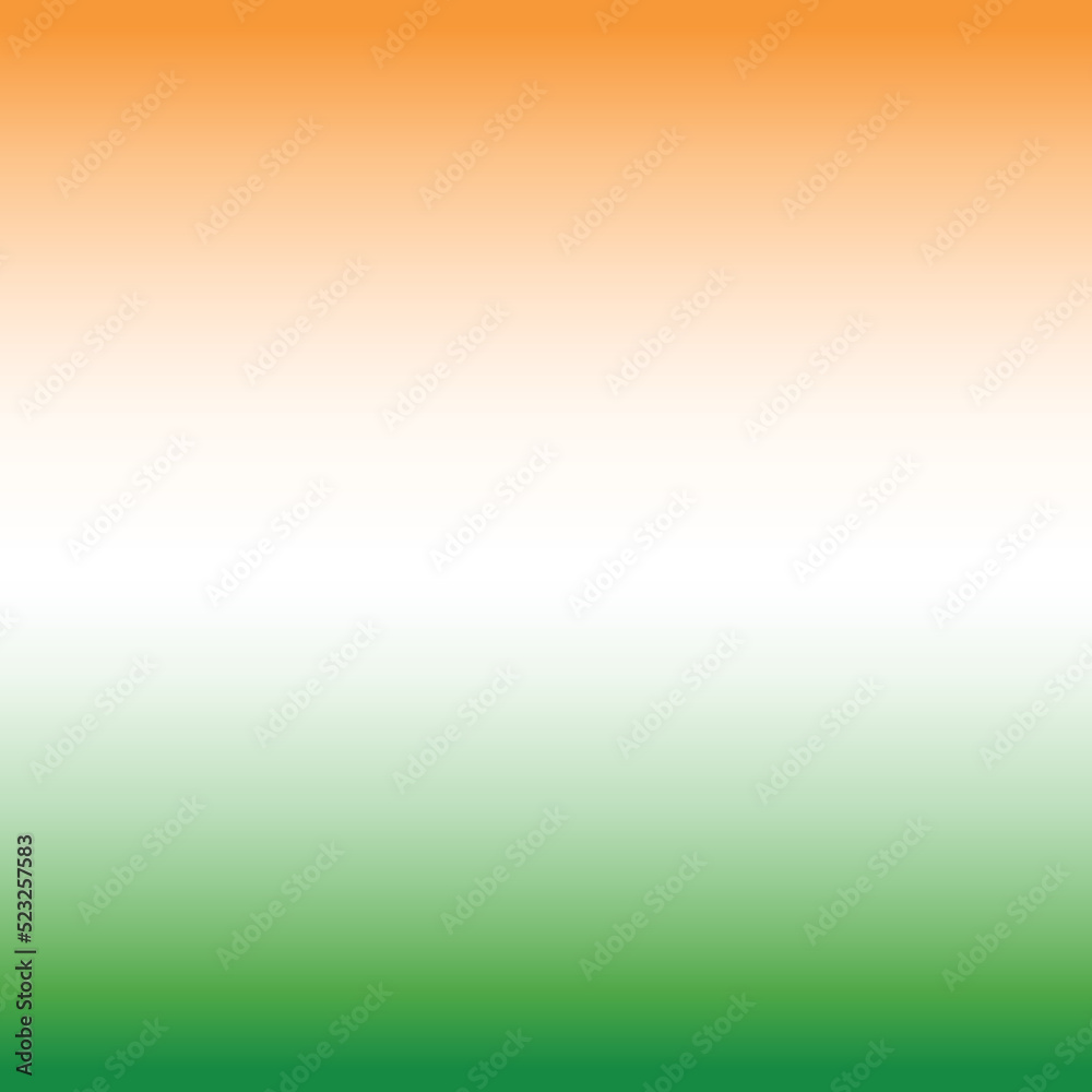 Indian national flag tri-color gradient Stock Vector | Adobe Stock