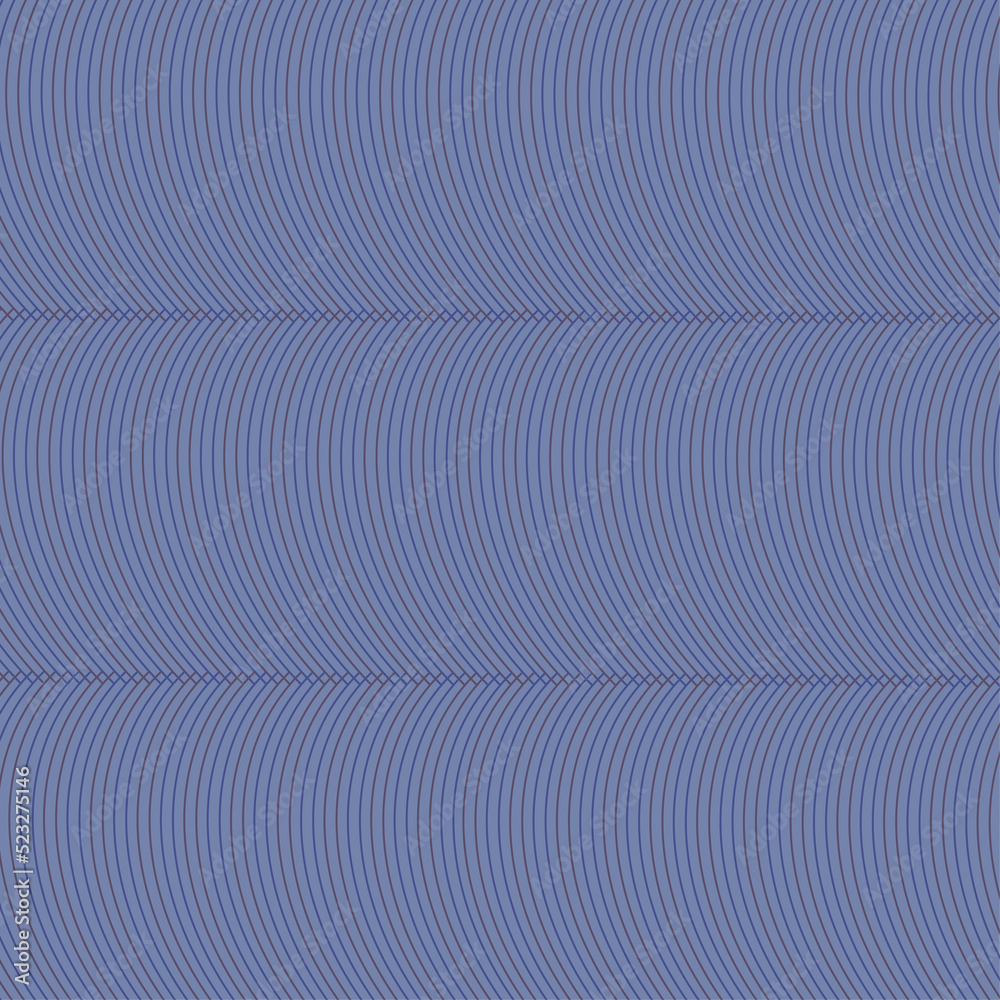 Abstract image with vertically arranged thin curved lines on a bluish ...