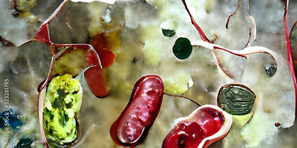 Bacteria Lactobacillus, lactic acid bacteria which are part of normal ...