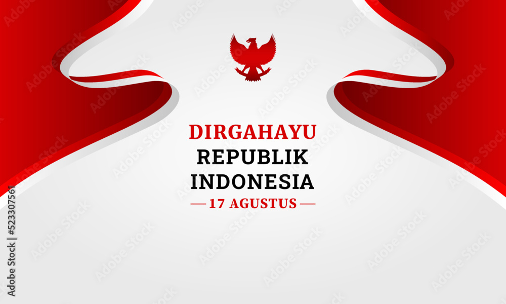 Dirgahayu Republik Indonesia 17 Agustus Banner Background Template ...