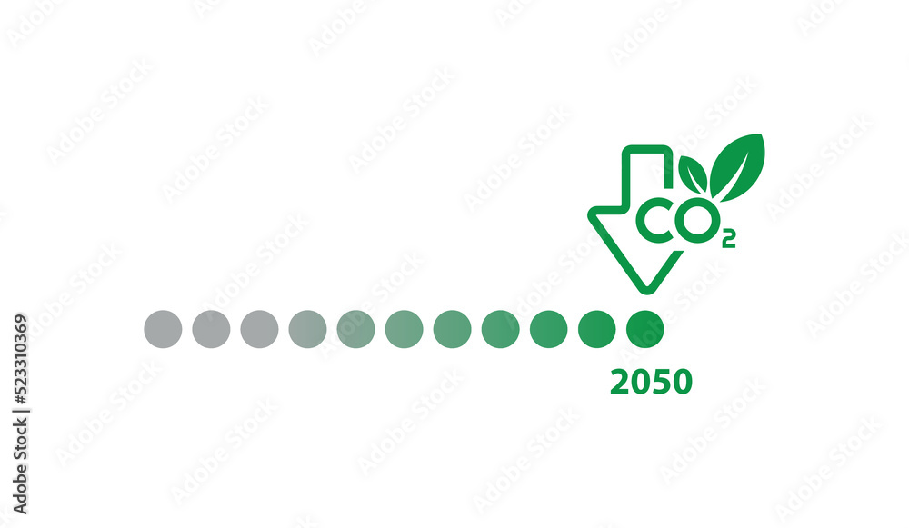 reducing CO2 emissions to stop climate change. green energy background ...