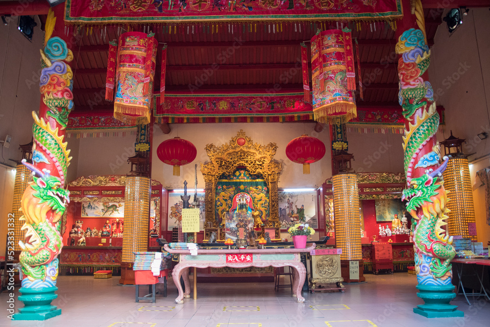 Guan Di Temple also known as Kuan Ti Temple in Chinatown. Kuala Lumpur ...