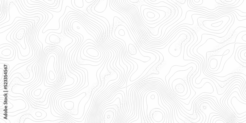 abstract White wave paper curved reliefs maunt map abstract background ...