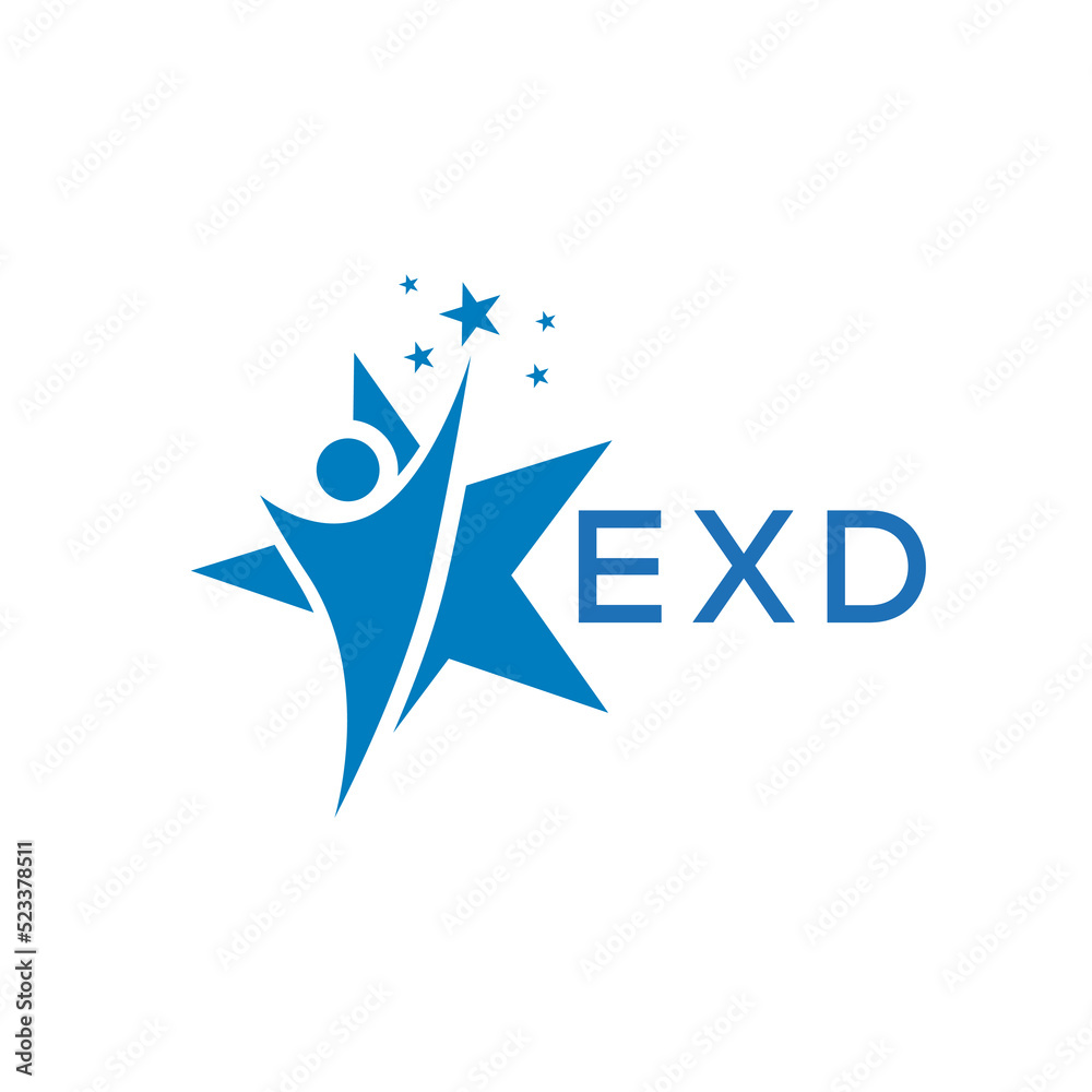 EXD Letter logo white background .EXD Business finance logo design vector image in illustrator ...