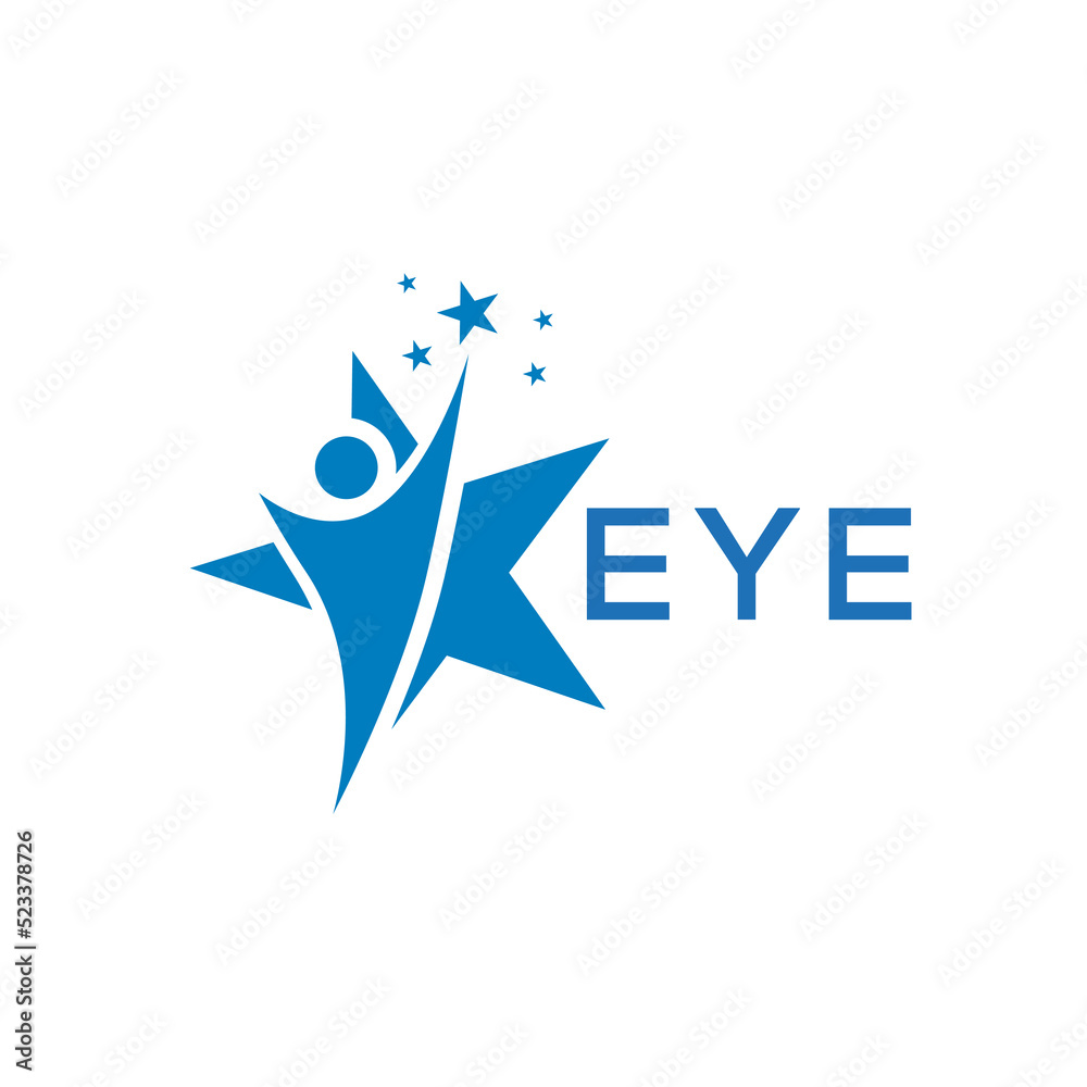 EYE Letter logo white background .EYE Business finance logo design ...