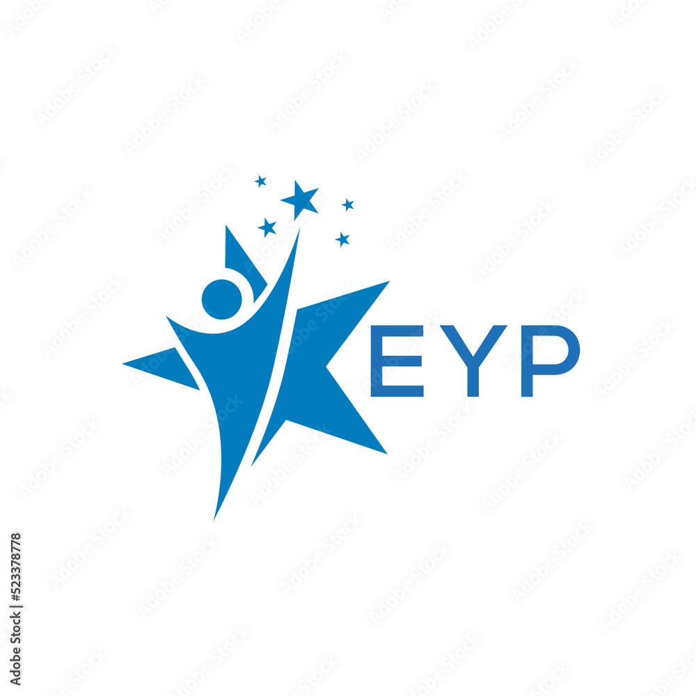 EYP Letter logo white background .EYP Business finance logo design vector image in illustrator ...
