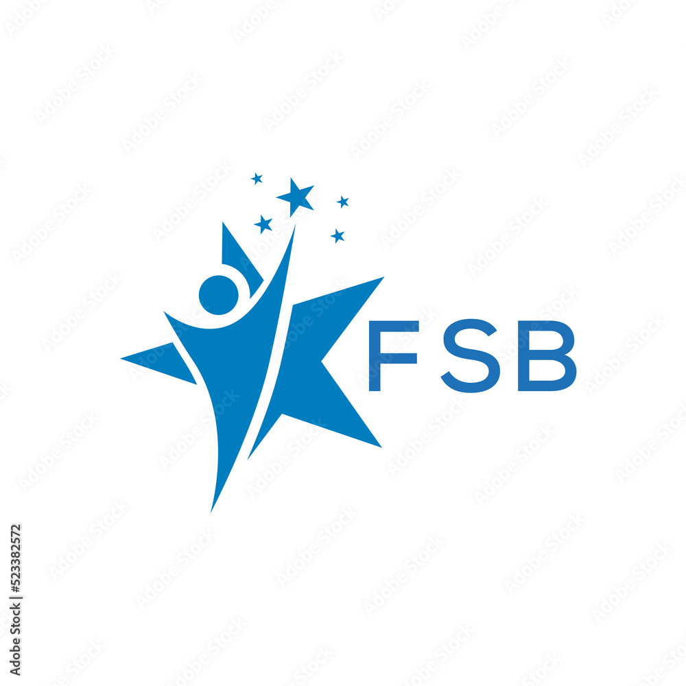 FSB Letter logo white background .FSB Business finance logo design ...