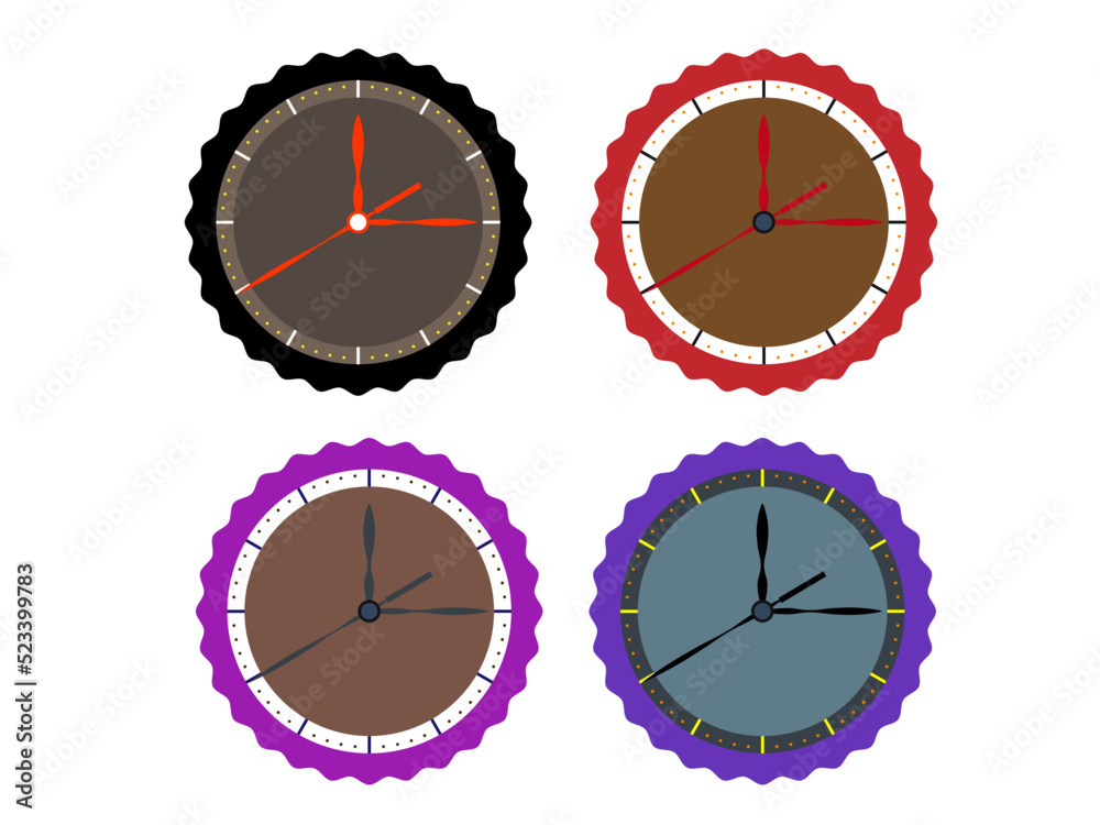 Wall Clock Vector Art, Icons, and Graphics for Free Image eps.Clock ...