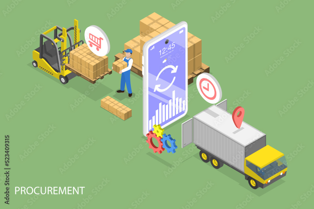 3D Isometric Flat Vector Conceptual Illustration of Effective ...
