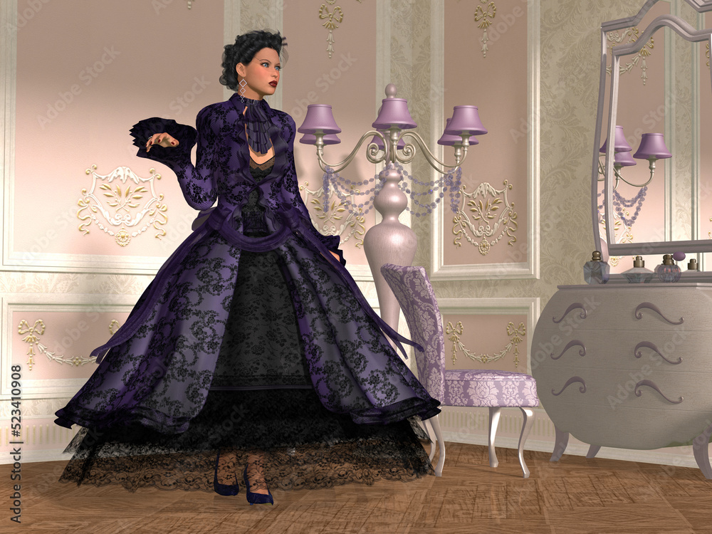 Victorian Vanity - During the 19th century women dressed in long gowns ...