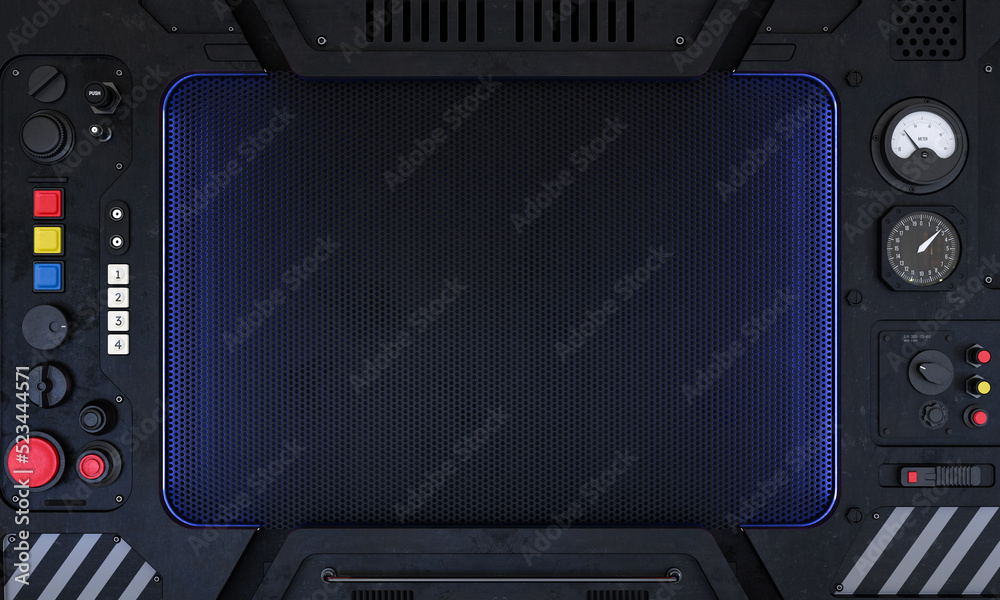 Futuristic Tablet Device, console device, control panel, Sci-Fi ...