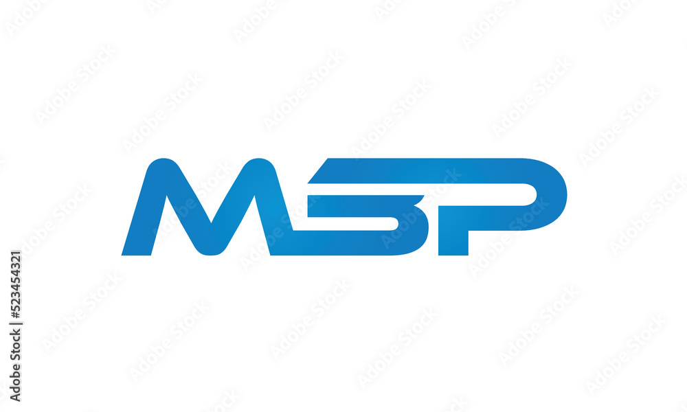 MBP letters linked logo design, Letter to letter connection monogram ...