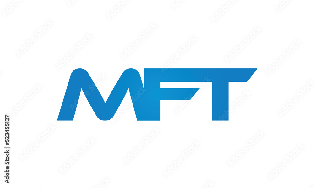 MFT letters linked logo design, Letter to letter connection monogram ...