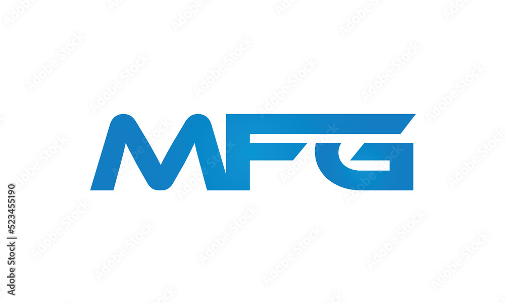 MFG letters linked logo design, Letter to letter connection monogram ...