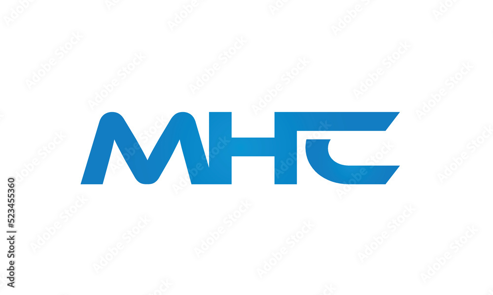 MHC letters linked logo design, Letter to letter connection monogram ...