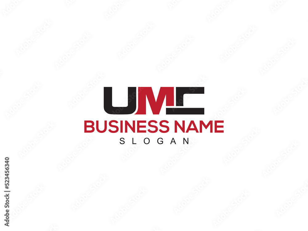 Colorful UMC Logo Icon Design, Three Alphabet umc Logo Letter For Any ...