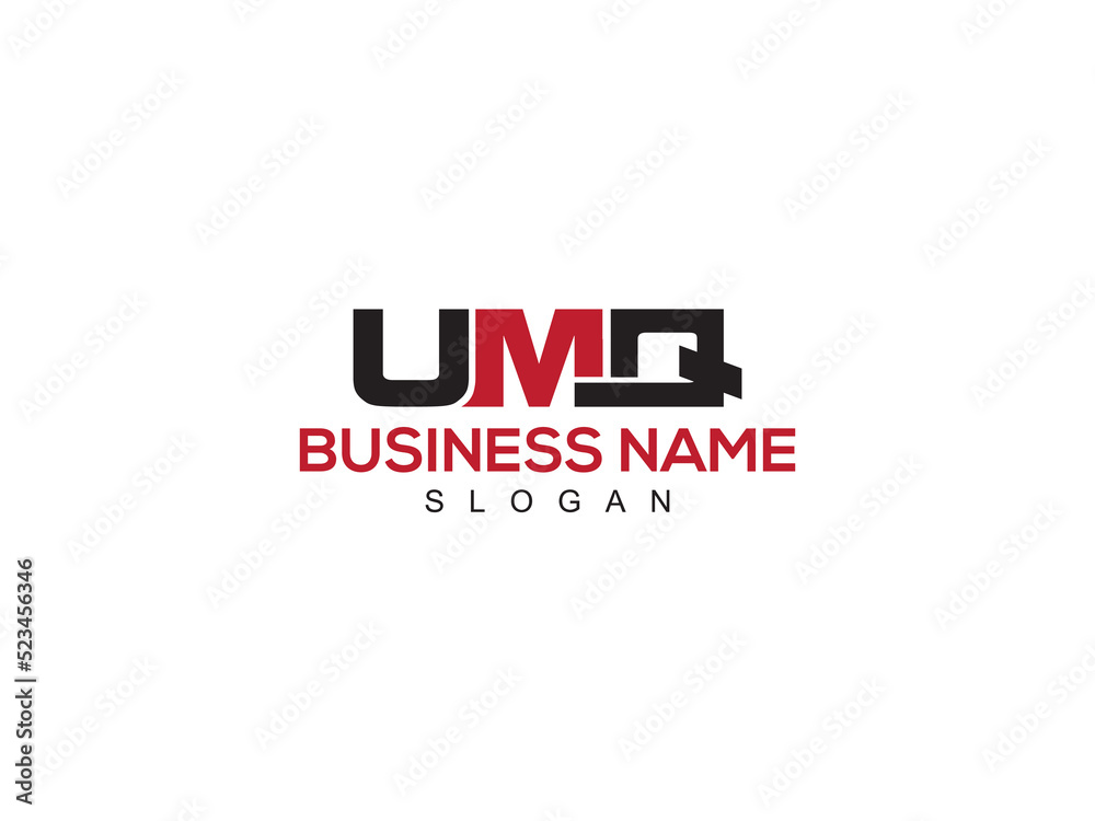 Colorful UMQ Logo Icon Design, Three Alphabet umq Logo Letter For Any ...