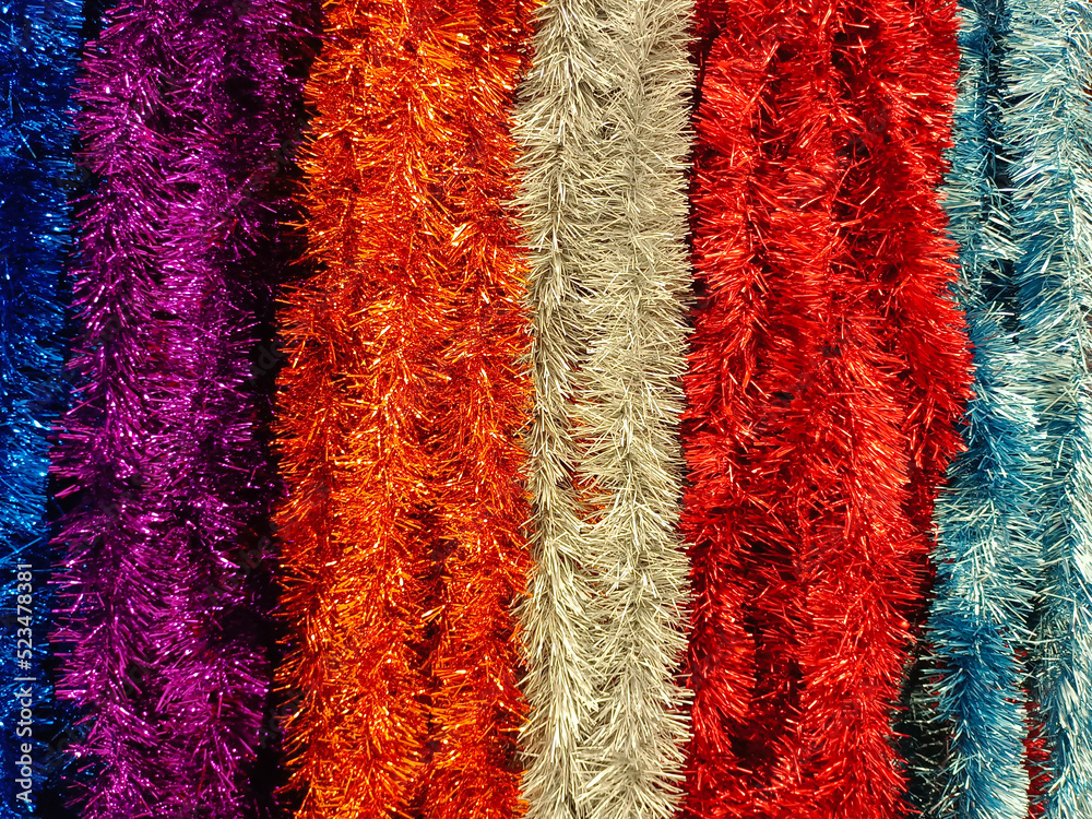 Listones de colores brillantes para fiesta Stock Photo | Adobe Stock